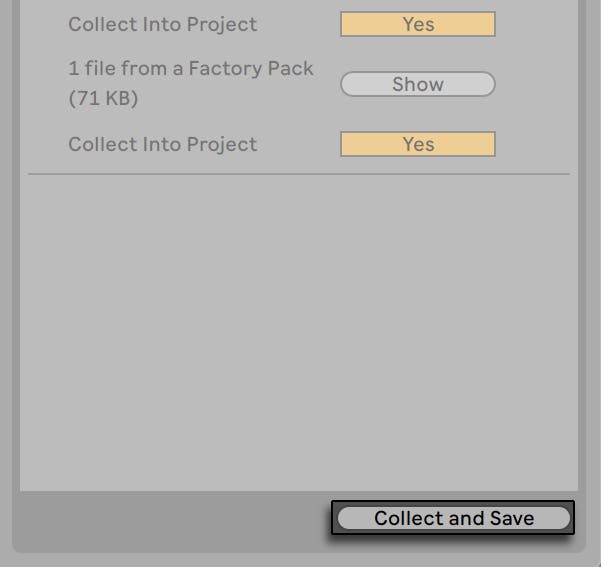 Managing Files And Sets — Ableton Reference Manual Version 12 Ableton