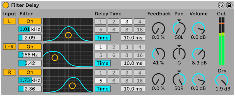 Live Audio Effect Reference — Ableton Reference Manual Version 12 | Ableton