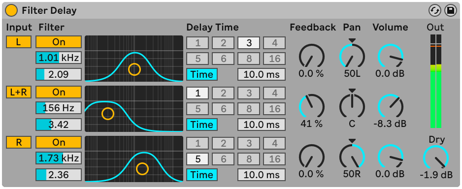 Live Audio Effect Reference — Ableton Reference Manual Version 12 | Ableton