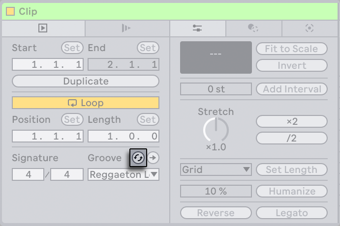 Using Grooves — Ableton Reference Manual Version 12 | Ableton