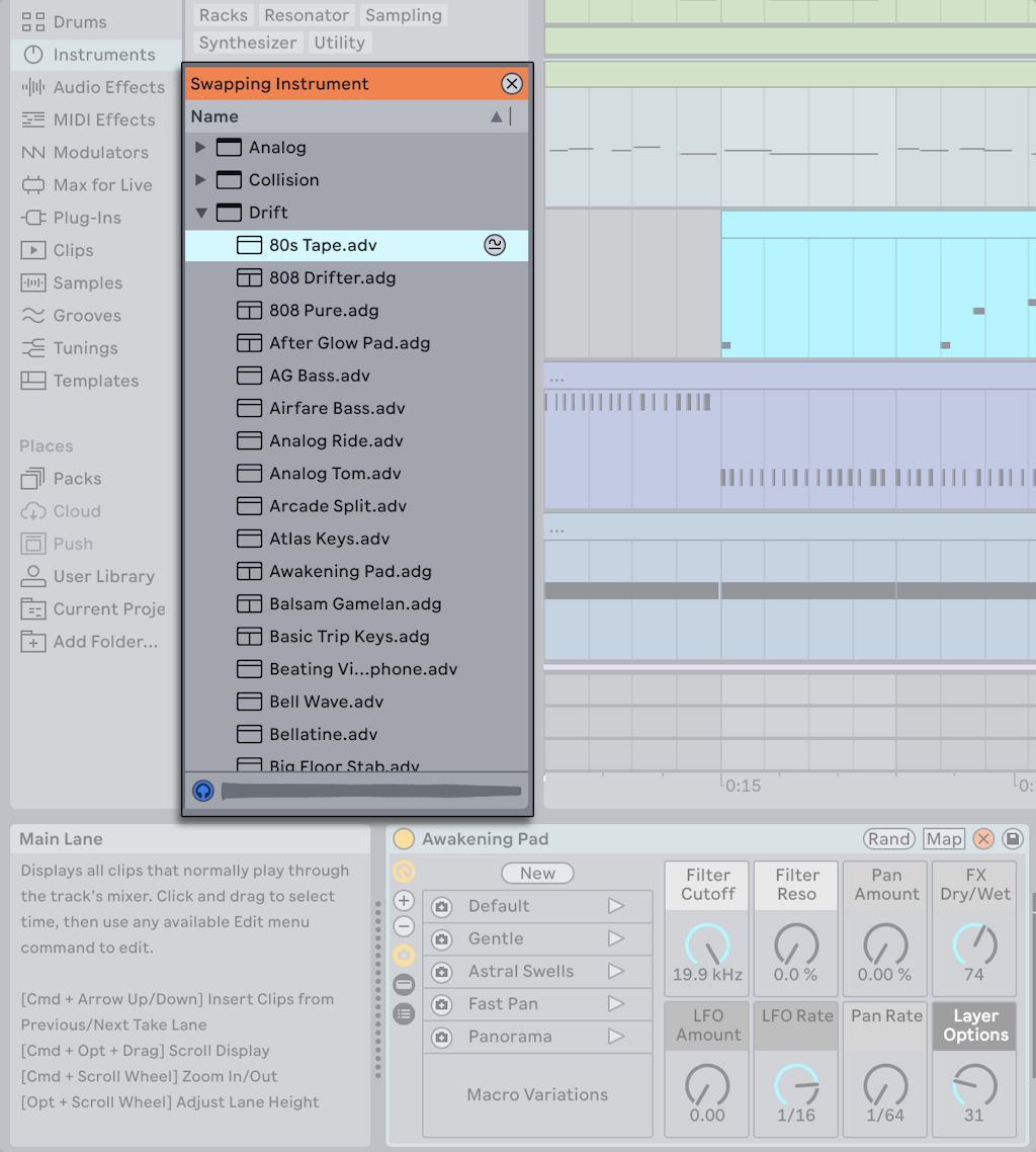 Working with the Browser — Ableton Reference Manual Version 12 | Ableton