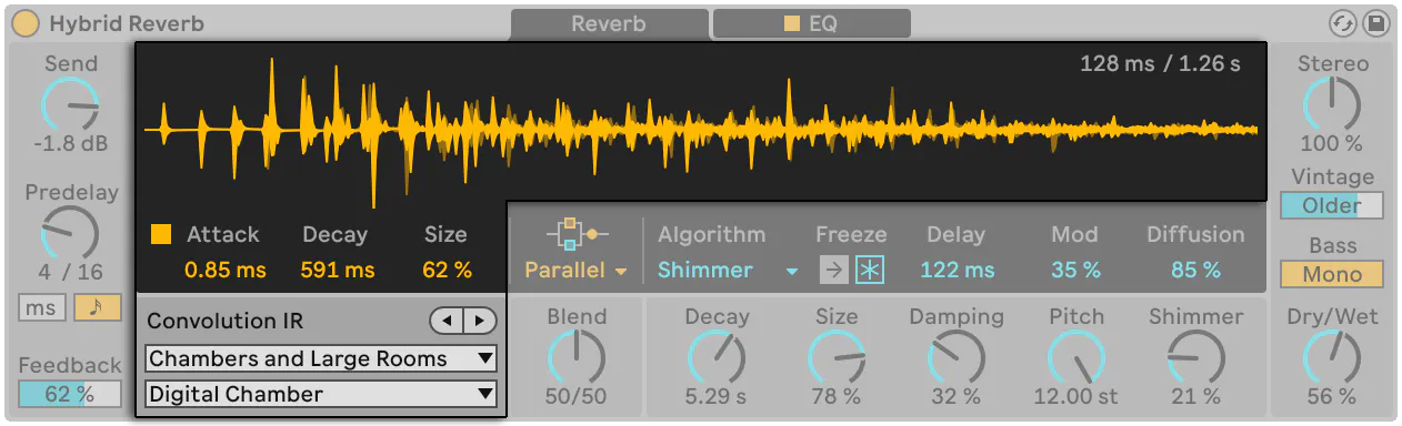 Live Audio Effect Reference — Ableton Reference Manual Version 12 | Ableton