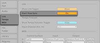 Synchronizing with Link, Tempo Follower, and MIDI — Ableton Reference Manual Version 12 | Ableton