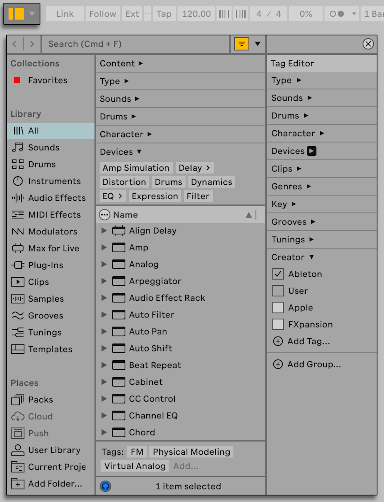 Live Concepts — Ableton Reference Manual Version 12 Ableton
