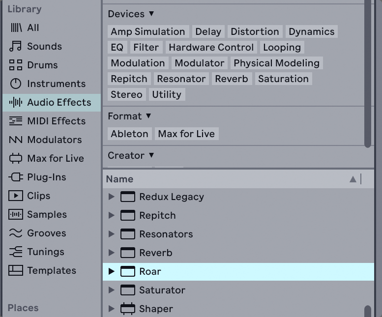 Working With Instruments And Effects — Ableton Reference Manual Version 12 Ableton