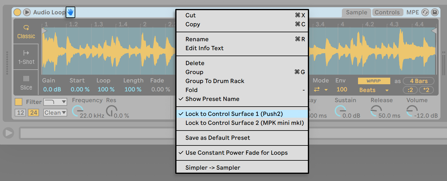 MIDI and Key Remote Control — Ableton Reference Manual Version 12 | Ableton
