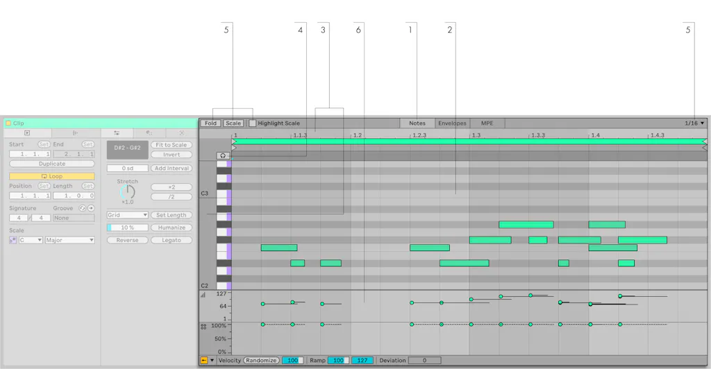 Editing MIDI — Ableton Reference Manual Version 12 | Ableton