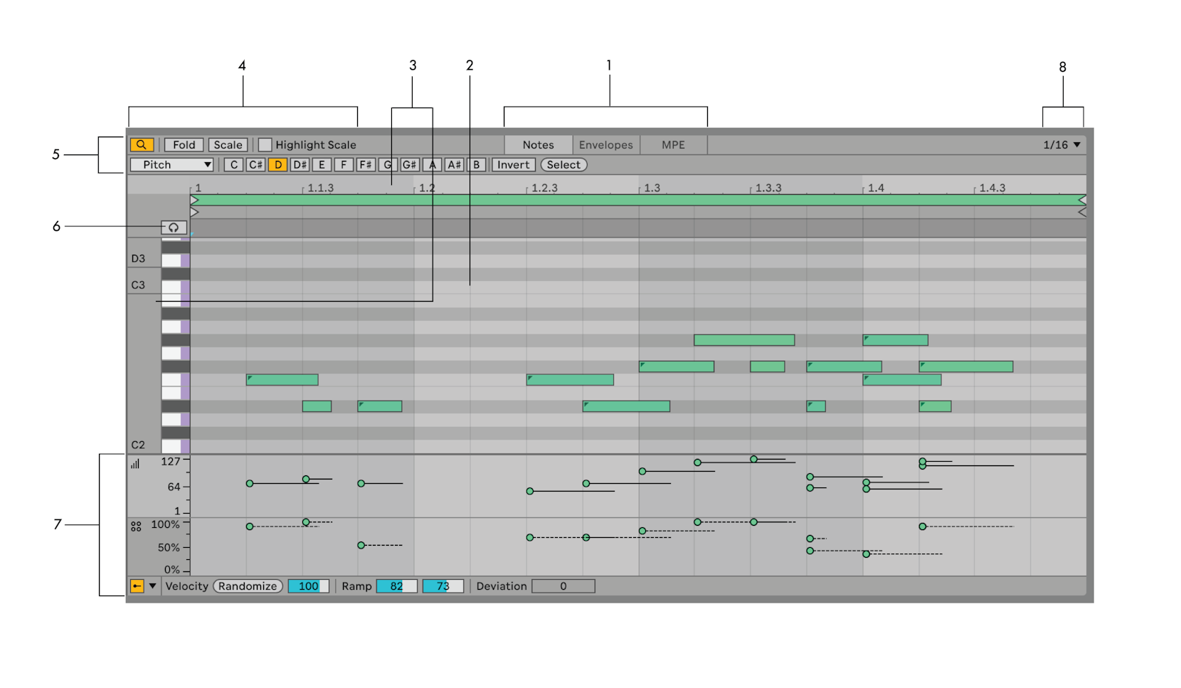 Editing MIDI — Ableton Reference Manual Version 12 | Ableton