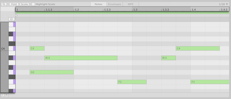 Editing MIDI — Ableton Reference Manual Version 12 | Ableton