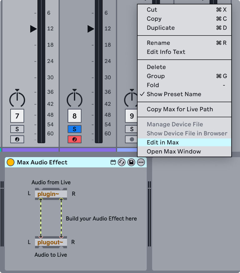 Max for Live — Ableton Reference Manual Version 12 | Ableton