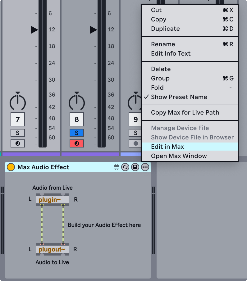 Max for Live — Ableton Reference Manual Version 12 | Ableton