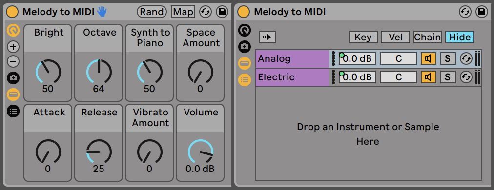 Converting Audio to MIDI — Ableton Reference Manual Version 12 | Ableton
