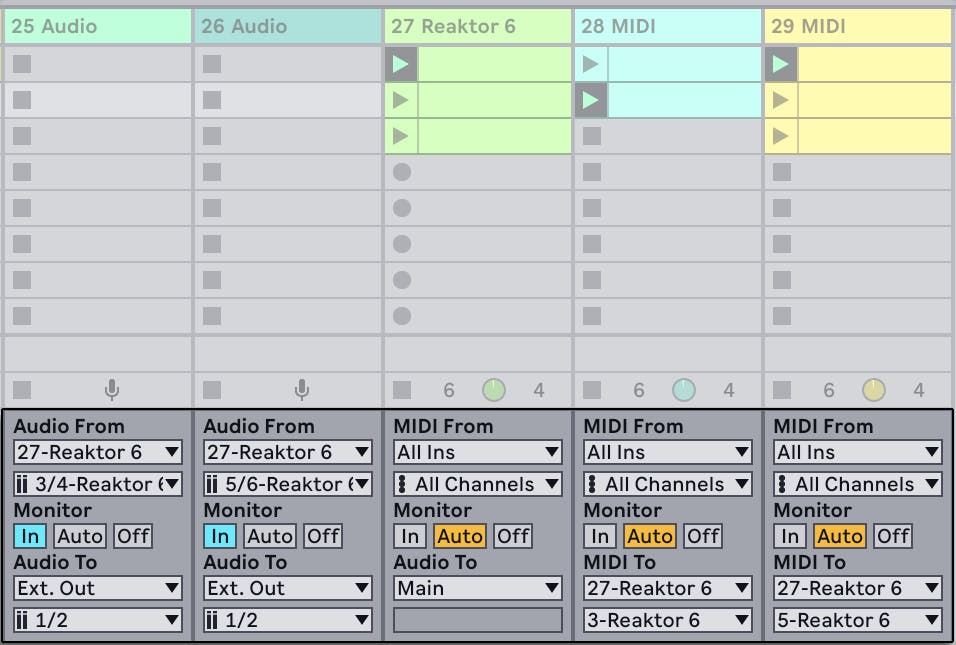 Routing and I/O — Ableton Reference Manual Version 12 | Ableton