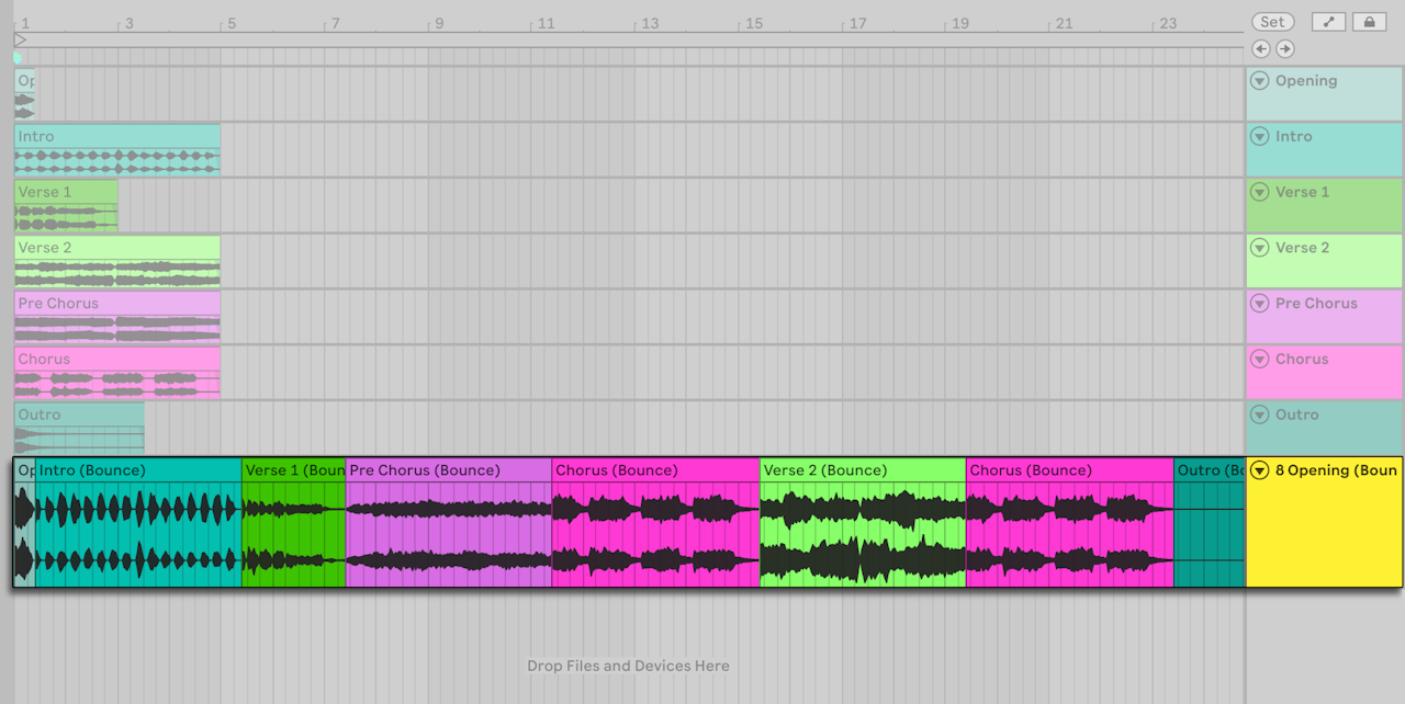 Bounce to Audio — Ableton Reference Manual Version 12 | Ableton