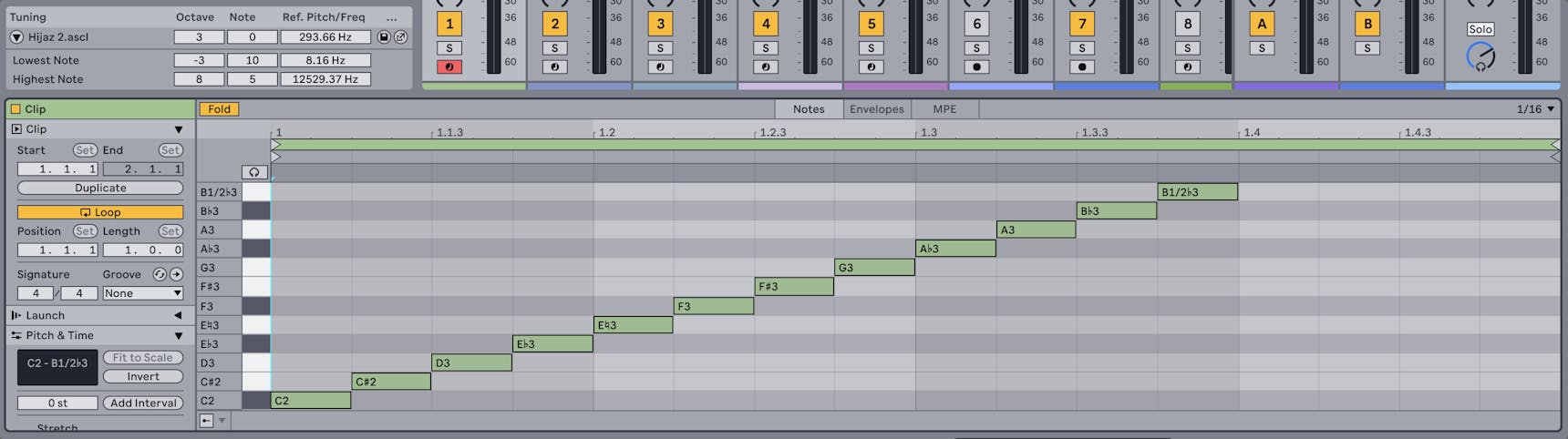 Using Tuning Systems — Ableton Reference Manual Version 12 | Ableton