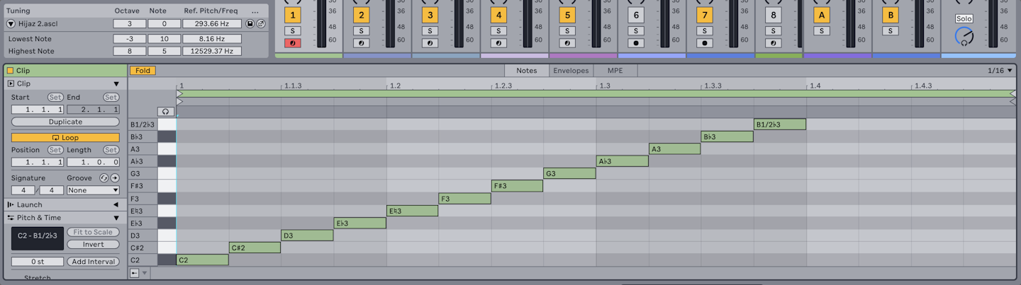 Using Tuning Systems — Ableton Reference Manual Version 12 | Ableton