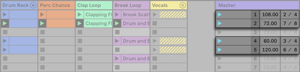 Session View — Ableton Reference Manual Version 12 | Ableton