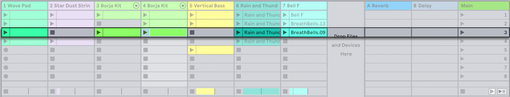 Session View — Ableton Reference Manual Version 12 | Ableton