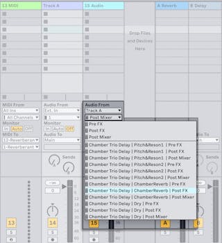 Routing and I/O — Ableton Reference Manual Version 12 | Ableton