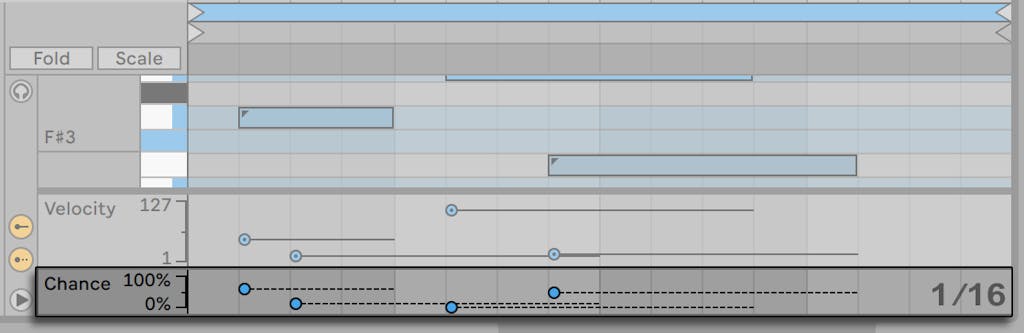 Edición de notas MIDI y velocidades — Ableton Reference Manual Version ...