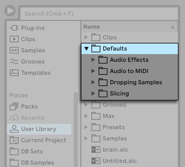 Uso de instrumentos y efectos — Ableton Reference Manual Version 11 | Ableton