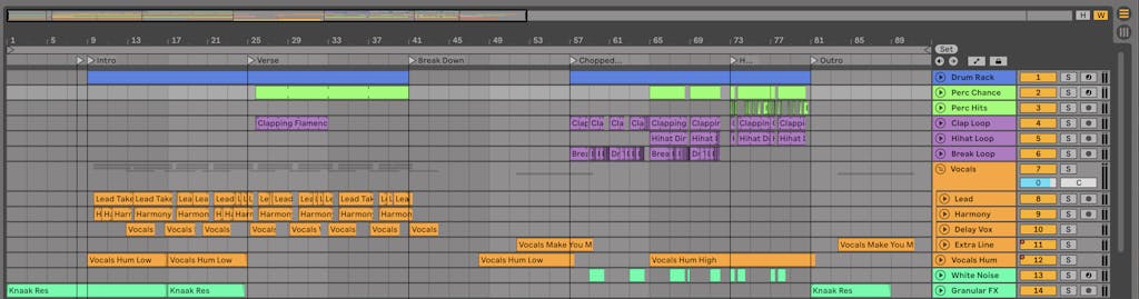 Mode Arrangement — Ableton Reference Manual Version 11 | Ableton