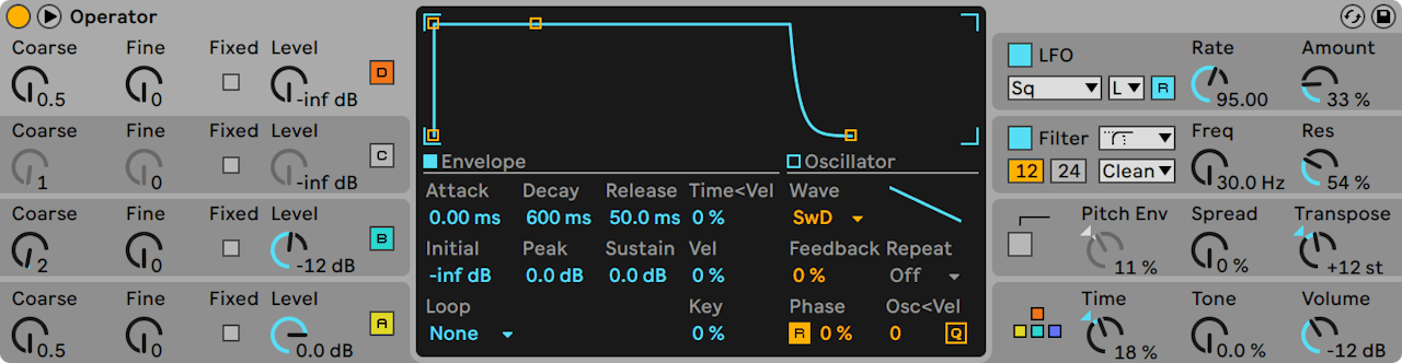 Live 乐器参考 — Ableton Reference Manual Version 11 | Ableton