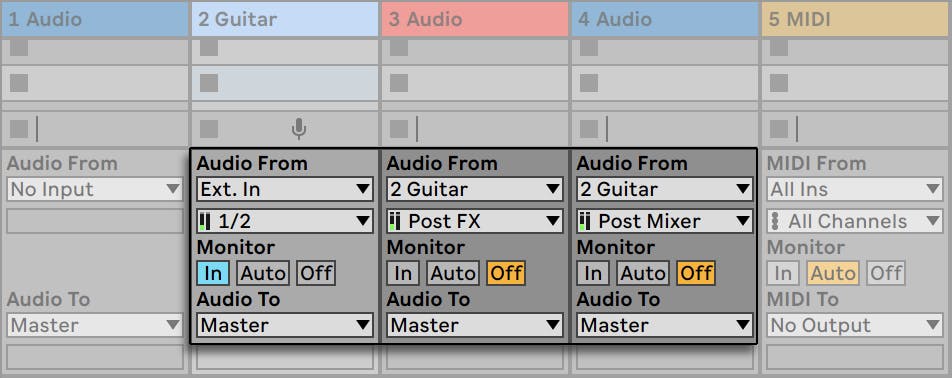 Routing, Eingänge und Ausgänge — Ableton Reference Manual Version 11 ...