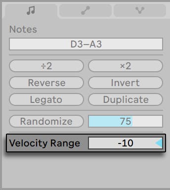 编辑 MIDI 音符和力度 — Ableton Reference Manual Version 11 | Ableton